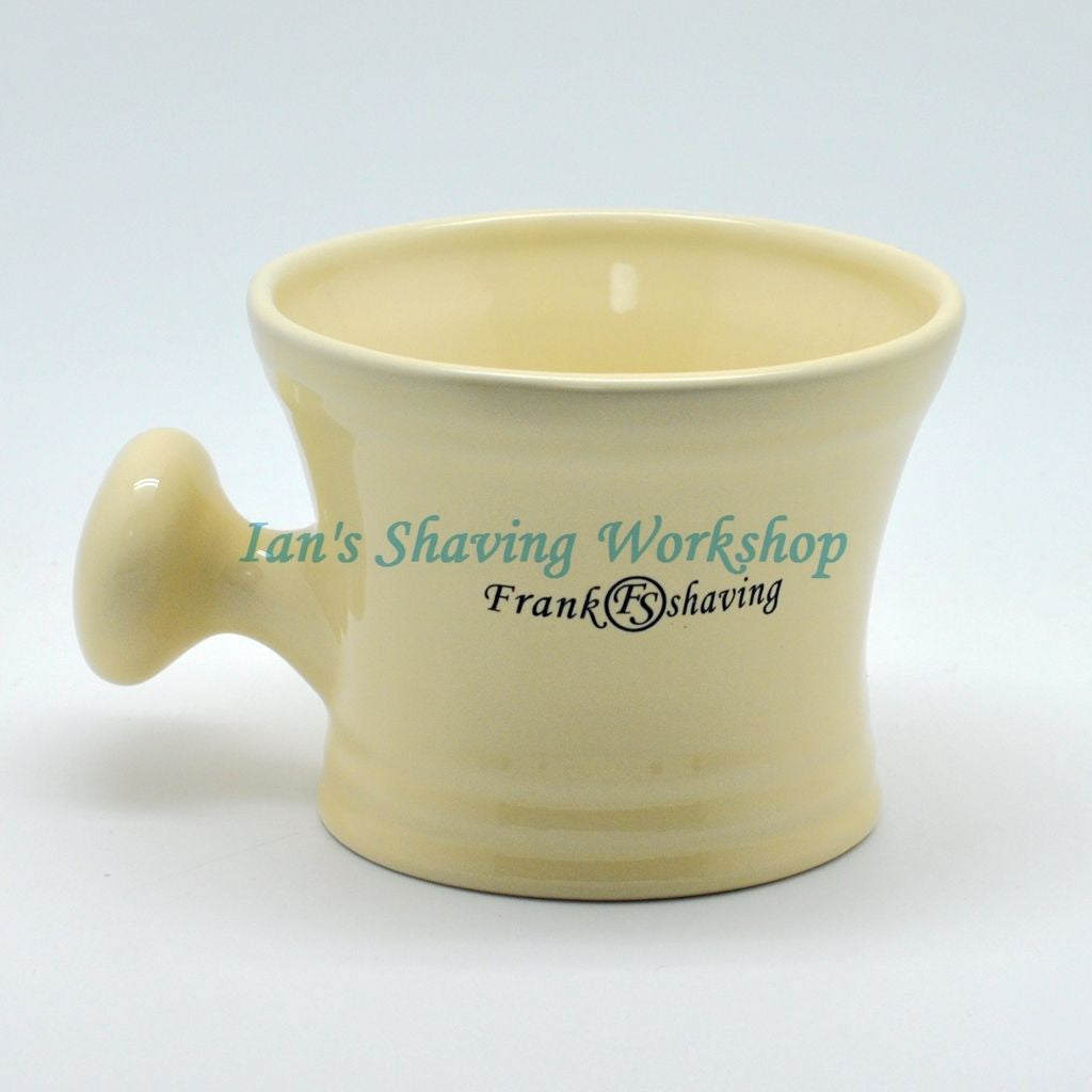White Ceramic Shaving Mug – iShaving